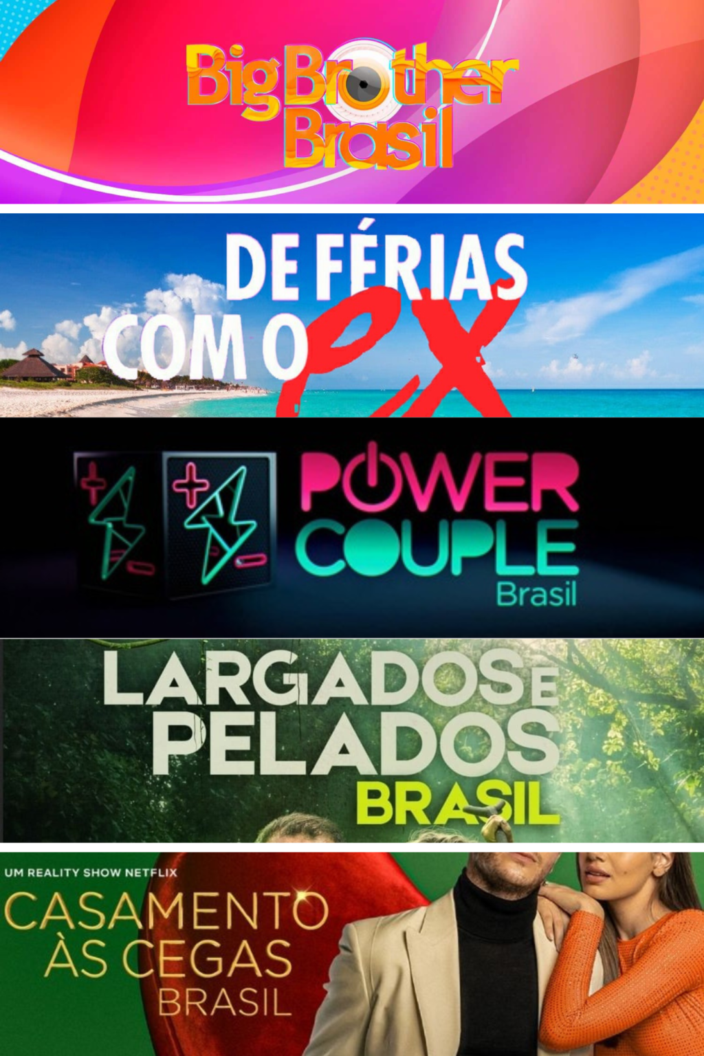 5 realities shows cujas versões brasileiras são muito melhores que as ...