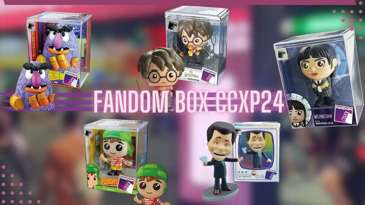 Colecionáveis Exclusivos: Fandom Box Chega com Novidades para a CCXP24